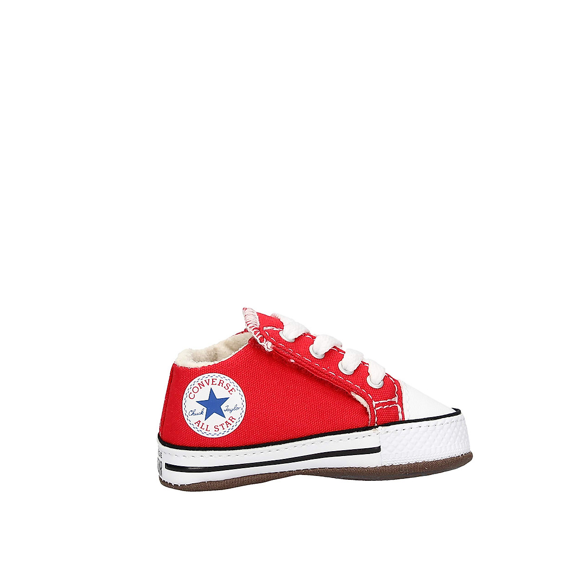 Converse Unisex-Baby Chuck Taylor All Star Cribster Easy Slip-on Sneaker, University Red/Natural Ivory, 2 M US Infant
