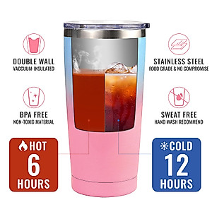 Birthday Gifts for Women, Friendship Gifts for Women Friends, Unique Gifts for Friends Female Coworker Her Sister Mom Wife, Christmas Thank You Gifts -20 oz Stainless Steel Tumbler