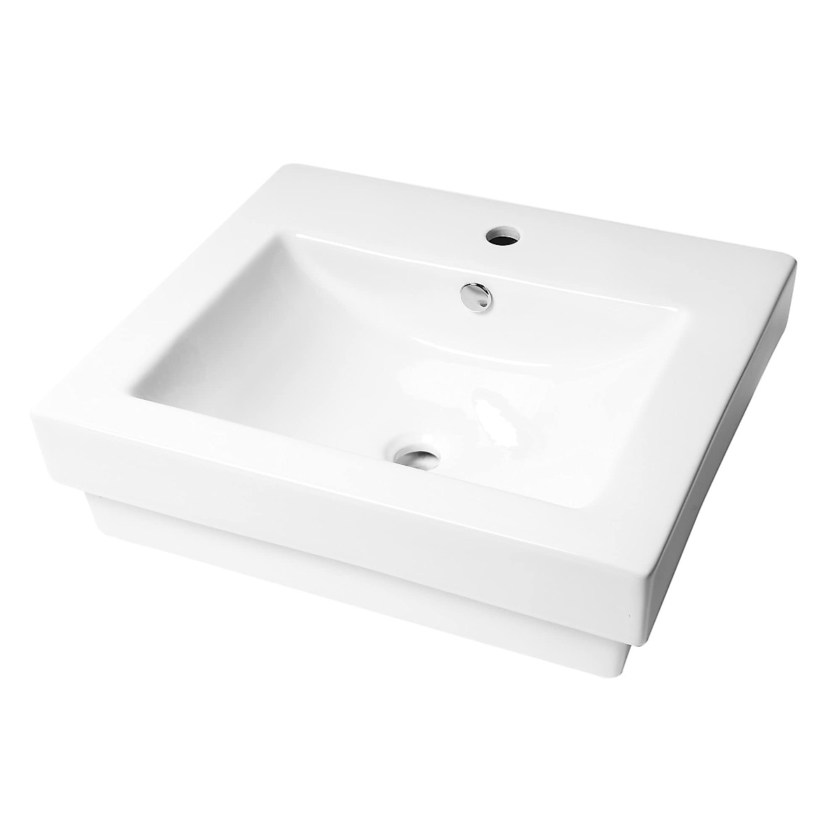 ALFI brand ABC701 Bathroom Sink, White