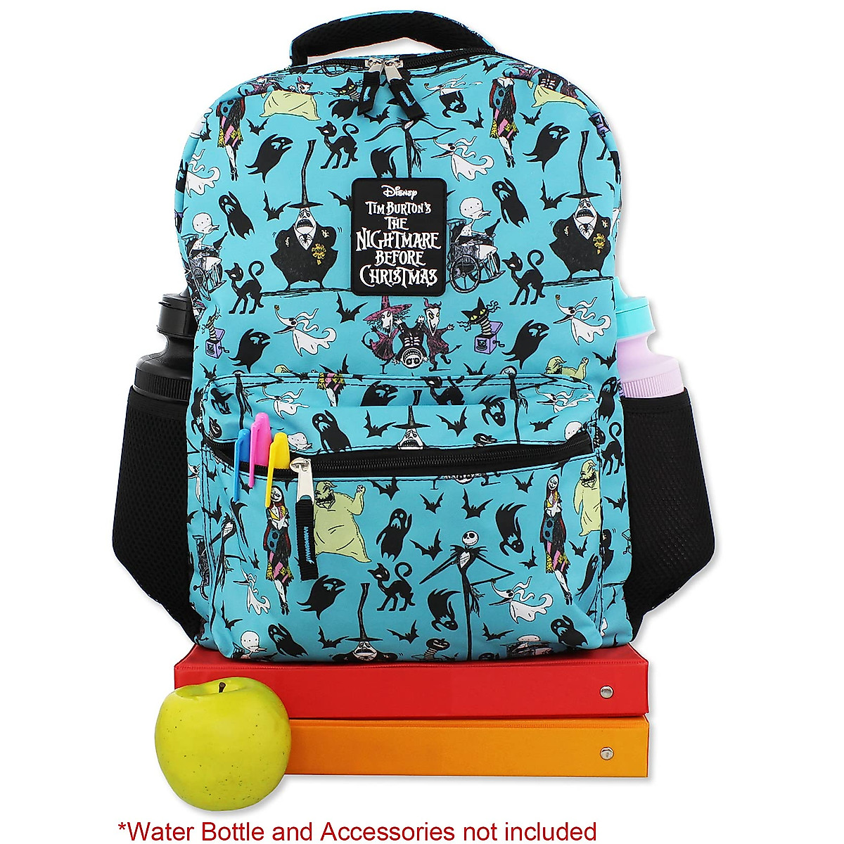 Disney Nightmare Before Christmas Kids 16 Inch School Backpack (One Size, Teal)