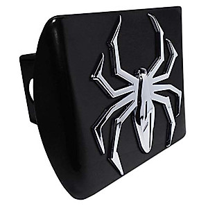 Metalhead Lightning Spider Black Metal Hitch Cover
