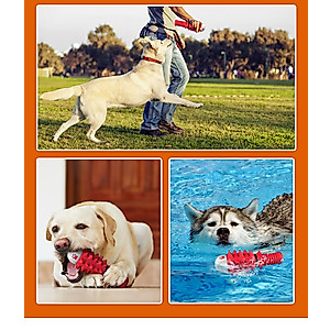Dog Toys for Chewers Indestructible, Durable Dog Toys for Aggressive Interactive Dog Toys Squeaky Soft and Safe Teeth Cleaning Small Medium Dogs and Large, Non-Toxic