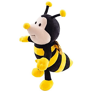 CASAGOOD Cute Bumblebee Stuffed Animals Super Soft Yellow Bee Plush Toys Stuffed Honeybee Plushies Animal with Wings Honey Bee Plush Doll Animal Toy for Kids & Lovers 13 INCH