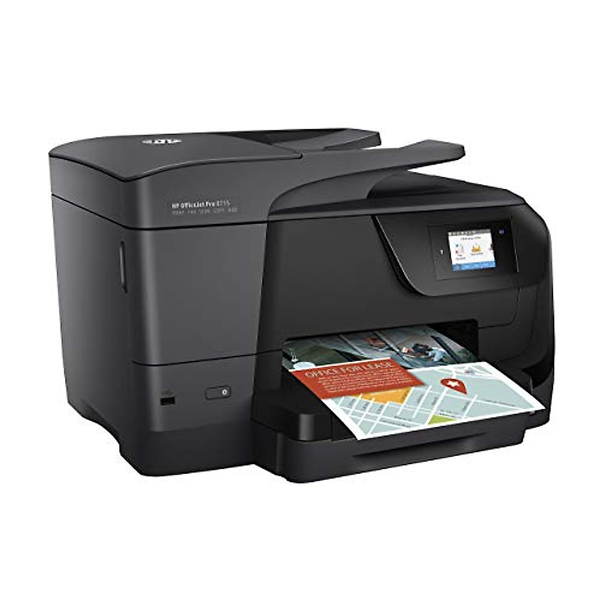 HP Officejet Pro 8715 All-in-One Multifunction Printer - Thermal Inkjet - Print/Copy/Scanner/Fax (Renewed)