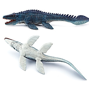 Gemini&Genius Dinosaur Toy, Mosasaurus Action Figure, Reptile Animal Toy, Great Gift, Collection, Cake Topper, Role-Play, Storytelling Prop, Party Supplie, Room Decor for Kids
