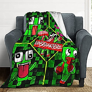 Anime Anti-Pilling Soft Plush Flannel Throw Blankets for Couch Sofa Bedding Living Room 50"x40"