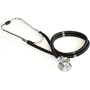 Primacare CSDS-9295-BK Sprague Rappaport Stethoscope, 30 in., Black (Pack of 25)