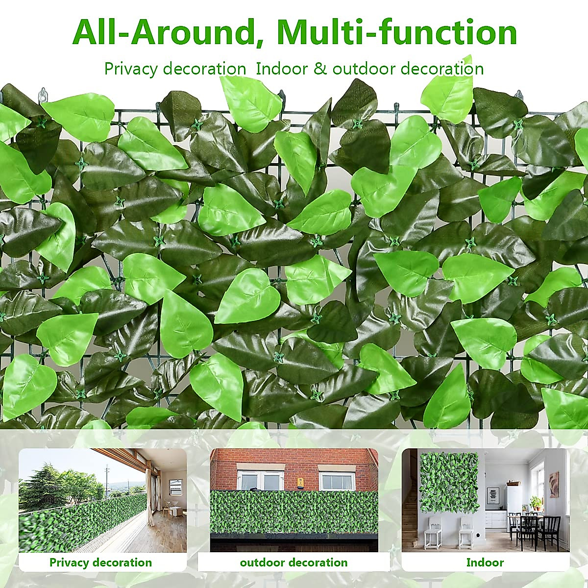 Eden's Decor Artificial Ivy Privacy Fence Screen