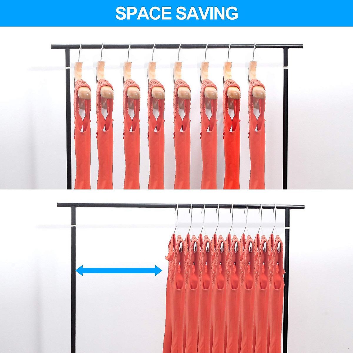 Wire Hangers 50 Pack Coat Hangers Strong Heavy Duty Metal Hangers 16.5 Inch Ultra Thin Space Saving Clothes Hangers by TIMMY