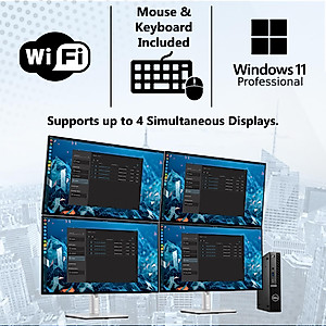 Dell OptiPlex 7020 7000 MFF Intel i5-14500T (14 Cores, Beats Intel i7-13700T), 32GB DDR5 RAM, 1TB NVMe, WiFi, DisplayPort, Wired KB & Mouse, 3YR, W11P, Business Desktop w/USB Drive