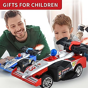 AISYAH Remote Control Car - Spray Car with Lights Control Car, Red Drift Racing Sport Control Cars Toy, Remote Control Car for Boys 8-12, 6 Year Old Boy Gifts