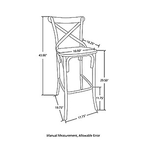 glitzhome 3 Pieces Black Steel Round Bar Table and Bar Stools with High Backest Set Dining Table and Chairs Set