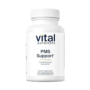 Vital Nutrients PMS Support | Vegan Supplement | Vitex Berry and Passion Flower Extract for Pre-Menstrual Support and Hormone Balance* | Gluten, Dairy and Soy Free | Non-GMO | 60 Capsules