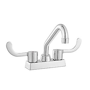 Fiat A-1 Brass 2-Wrist Blade Laundry Tray Faucet, Chrome Plated