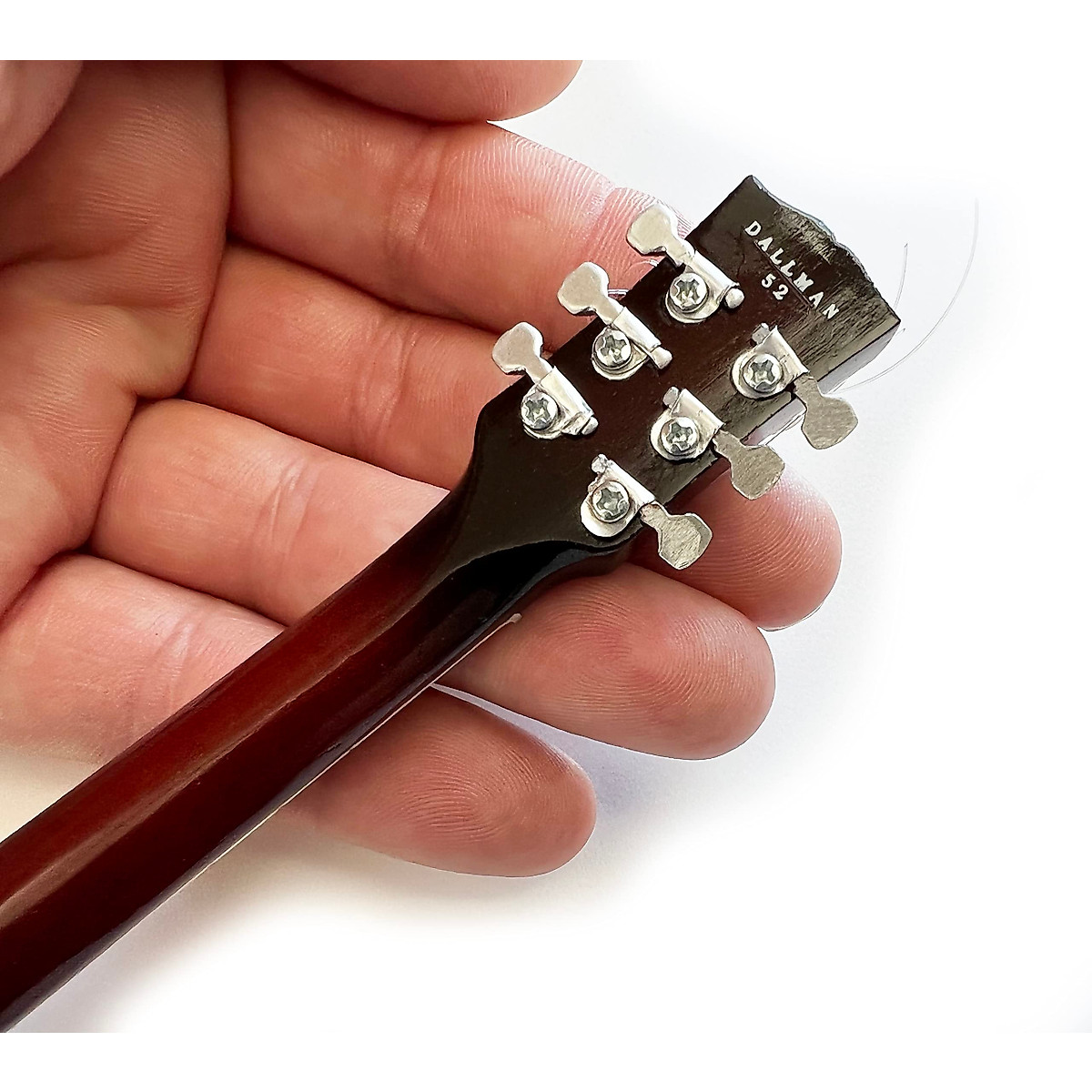 Duane Allman Gibson Les Paul Tobacco Burst "DUANE" Back Mini Guitar Model