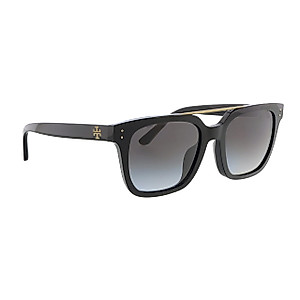 Tory Burch TY7166U 1326/8G Sunglasses Women's Black/Grey Gradient Lenses 52mm