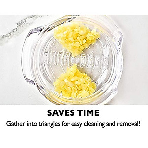 Nextrend Garlic Twister 4th Gen - Ginger, Herb, Nuts, Garlic - Handheld Kitchen Mincer, Easy to Clean! (Clear)