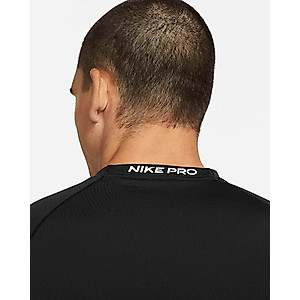Nike Pro Dri-Fit Men's Slim Fit Long-Sleeve Top (Black, Large)