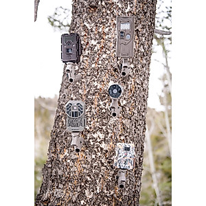 Spy High Complete Mounting System - Professional All Weather 16 Foot Trail Camera Mount with Setup Kit - Optimum Security & Surveillance for Indoor/Outdoor Uses 1/4 X 20 Threads (16 Foot Kit, Brown)