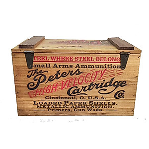 REMINGTON PETERS WOODEN AMMO BOX