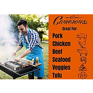 Camerons Products Smoking Chips - (Hickory) - 4 Pounds Total, 260 cu. in. per Bag - Barbecue Chips, Kiln Dried, Natural Extra Fine Wood Smoker Sawdust Shavings