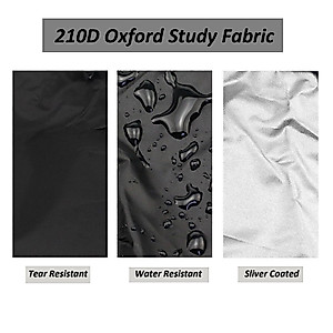 MerwDeeyt Egg Chair Cover Waterproof Outdoor Swing Chair Cover, Patio Hanging Chair Cover Windproof Single Seat Wicker Egg Chair Covers with Zipper & Drawstring (Single Seat 75" H x 45" W)