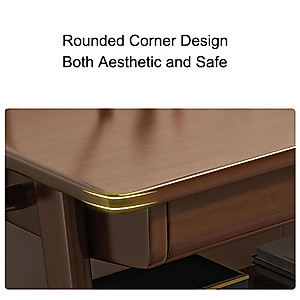 LITAITAI Modern Minimalist Solid Wood Desk Simple Computer Desk Writing Desk Student Study Desk Home Use Desk（Not Include Chairs） (80CM/31.5'')