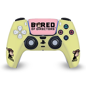Head Case Designs Officially Licensed Bored of Directors Characters Art Vinyl Faceplate Sticker Gaming Skin Decal Cover Compatible with Sony Playstation 5 PS5 DualSense Controller