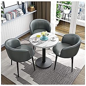 Office Conference Table, Office Business Hotel Reception Dining Table Set, Office Table and Chair Set Home Dining Room Living Room Balcony Sales Department Reception Area Negotiation Table (Color : Li