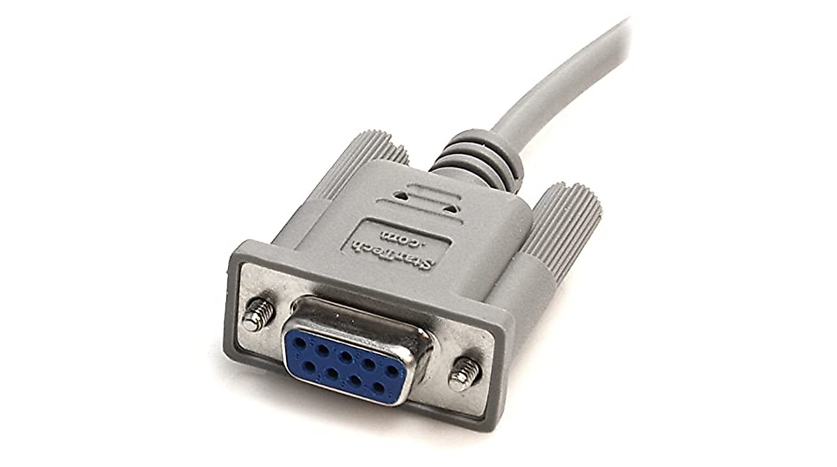 StarTech 10' RS232 Null Modem Cable - Reliable Serial Connectivity