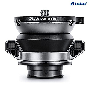 Leofoto LBQ-60S 60mm Leveling Base Half Ball Quick Adjust Leveler Head for Mr Q Ideal for LQ-324C & LQ-365C