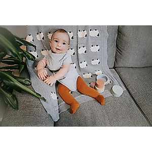 Silky Toes Luxurious Cotton Tights for Baby Girls 1 Pk Cable Knit Winter Footed Leggings