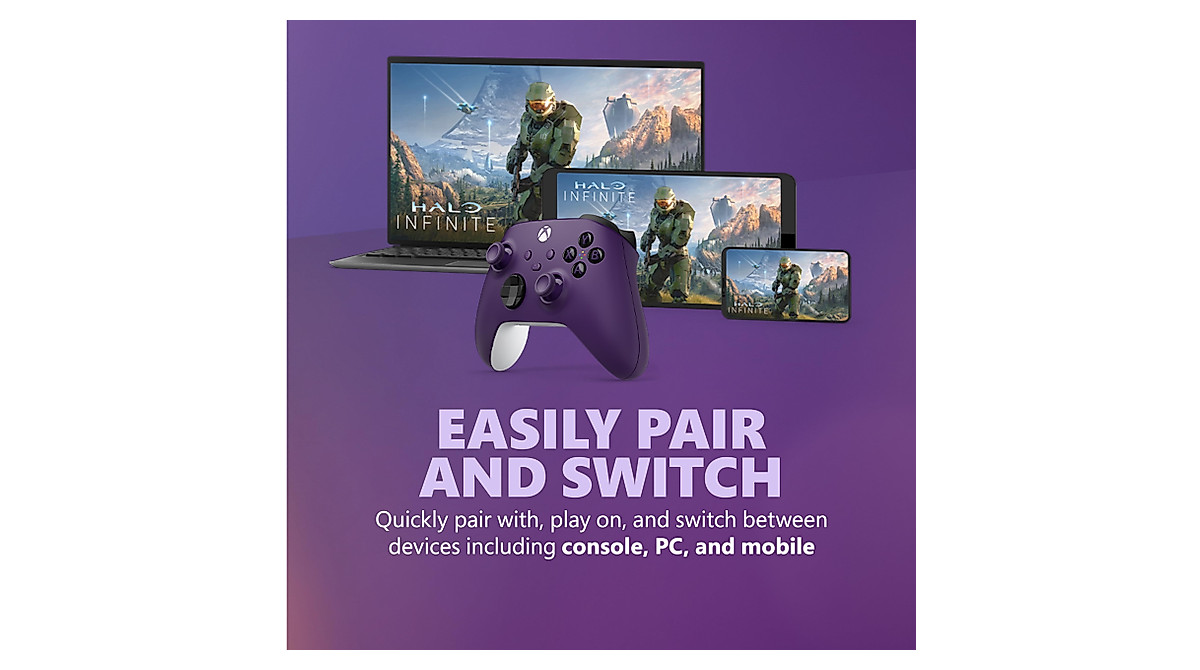 Xbox Core Wireless Controller in Astral Purple