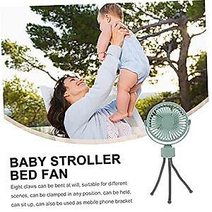 CRAFTHROU Small Table Fan 1 Set Deformation Folding Fan Protable Fan USB Rechargeable Fan Portable Mini Fan Vintage Desk Fan Silent Table Fan Multi-function Fan Cooling Fan Small Fan Pp