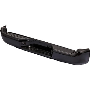 New Rear Step Bumper, Face Bar And Pad, w/Pad Provision, w/Mounting Bracket, Powdercoated Black, w/o SR5 Pkg Comaptible For Toyota Tacoma 2005-2015 TO1103114 5215104051-PFM