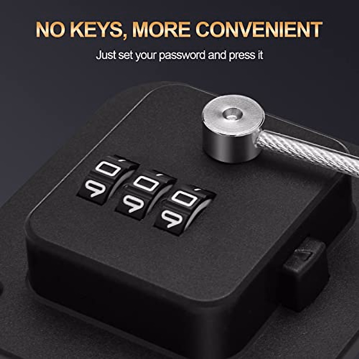 2 Pcs High-end Fridge Lock, Keep Your Food and Kids Safe with Our Refrigerator Lock - No Keys Needed, Combination Lock for Fridge, Pantry, and Cabinet (Pads Size: 2.6 x 2.6 in)
