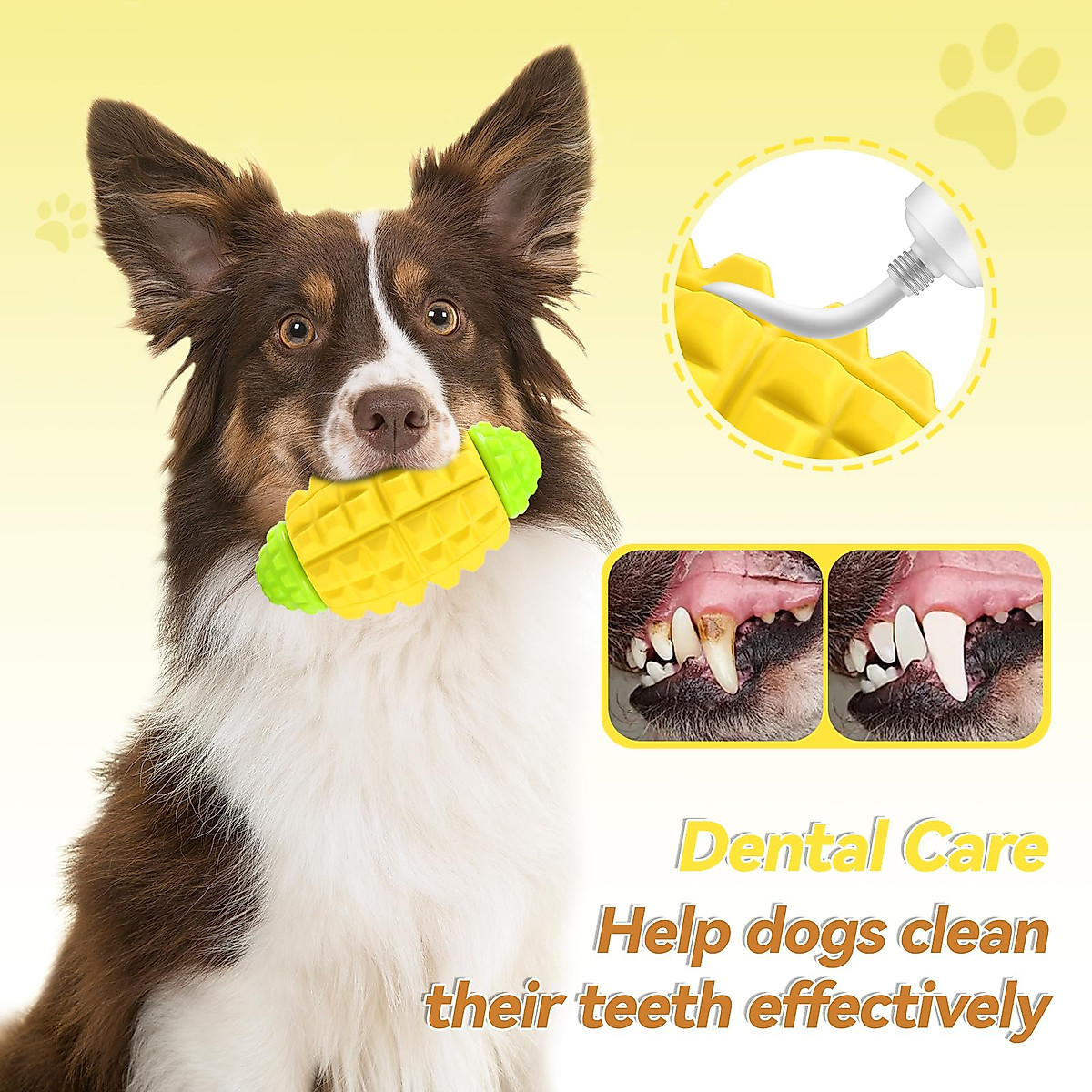 YINEYA Tough Dog Toys for Aggressive Chewers Large Breeds, Dog Chew Toys for Aggressive Chewers, Durable Dog Toys for Large Dogs, Squeaky Dog Toys, Interactive Dog Toys to Keep Them Busy, Dog Ball