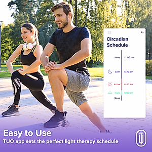 TUO Circadian Sunrise Simulation Smart LED Light Bulb. E26 Base - WiFi and App Controlled. (Generation 2.0)