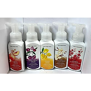Bath and Body Works FRESH AND BRIGHT Hand Soaps - Set of 5 Gentle Foaming Soaps