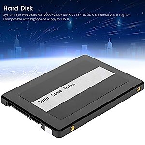 Qinlorgo Solid State Hard Disk, Solid State Drive Firm Sturdy Professional for Laptop Desktop Computer(#4)