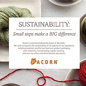 Acorn Men's Slouch Boot Slipper, Charcoal Ragg Wool, X-Large