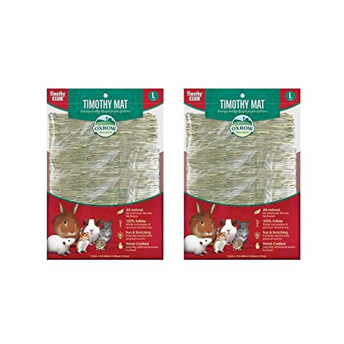 Oxbow Timothy Mat Size:Large Packs:Pack of 2