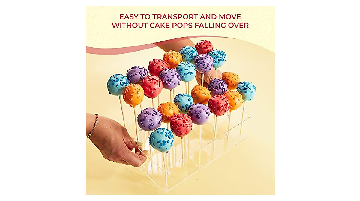 Premium 24-Hole Cake Pop Display Stand for Elegant Presentation