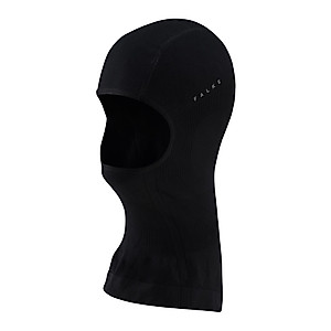 FALKE Unisex Maximum Warm Face Mask Balaclava, Thermal Underwear, Black (Black 3000), L-XL, 1 Piece