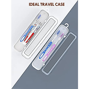 Travel Toothbrush Case, Lapfoon Travel Toothbrush Holder for Manual Toothbrush