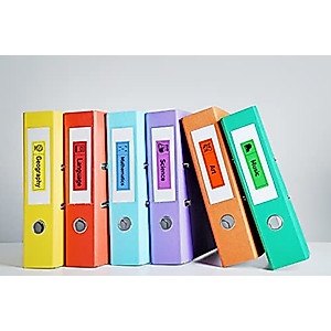 LABELWORKS Epson LW-C410PX Portable Wireless Label Maker Machine for Home and Office – Sticker Labels, Craft & Organization, Designer Tape, Handheld Label Printer, App Compatible