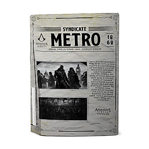 Head Case Designs Officially Licensed Assassin's Creed Newspaper Syndicate Graphics Vinyl Faceplate Gaming Skin Decal Compatible With Sony PlayStation 5 PS5 Disc Edition Console & DualSense Controller