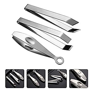 UPKOCH Fishing Tackle Fishing Tackle Fishing Tackle Stainless Steel Fishbone Hair : 3pcs Flat and Slant Mini Filet Hair Remover Tool for Fish Chicken Plucker Meat Hand Tools Hand Tools Hand Tools