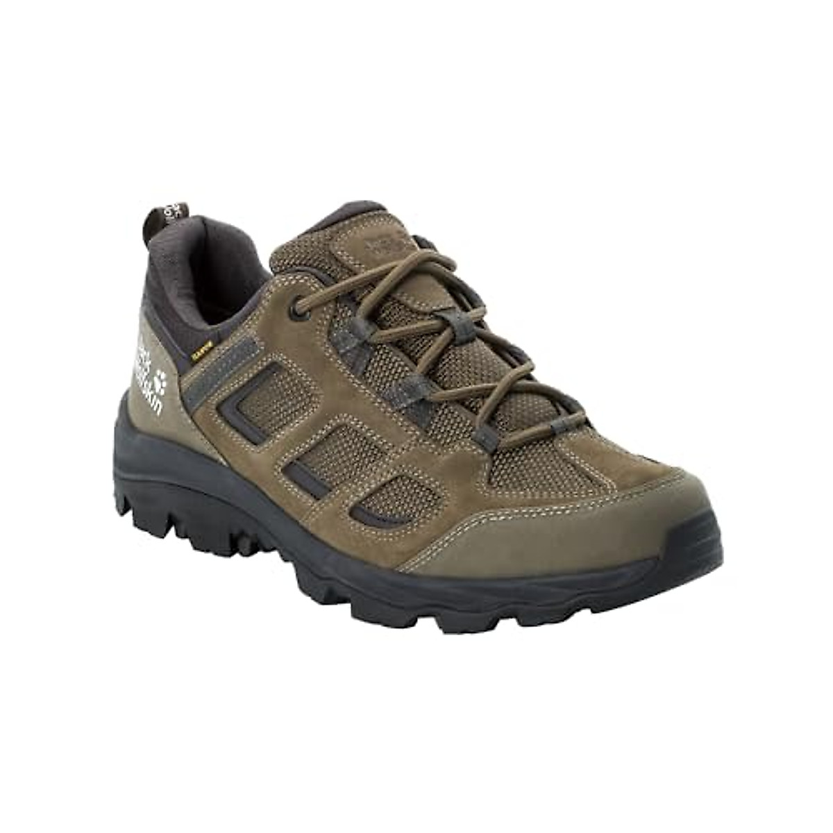 Jack Wolfskin Men's Vojo 3 Texapore Low M Hiking Boot, Khaki/Phantom, 10.5