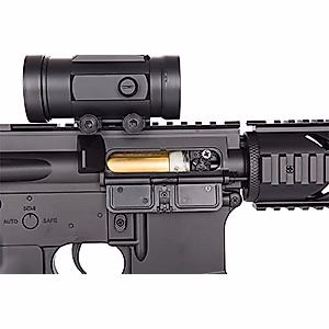 Golden Ball & DE M4 CQC Fully Automatic Electric AEG Airsoft Rifle w/Flashlight and Scope (Battery & Charger Included)